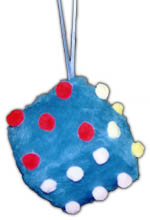 Make Your Own Fuzzy Dice | Tacky Living