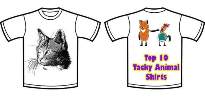 Top 10 Tacky Animal Shirts | Funny Animal Shirts | Tacky Living